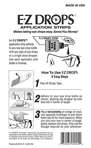 EZ Drops Reflective Eye Drop Application Strips – Peermax